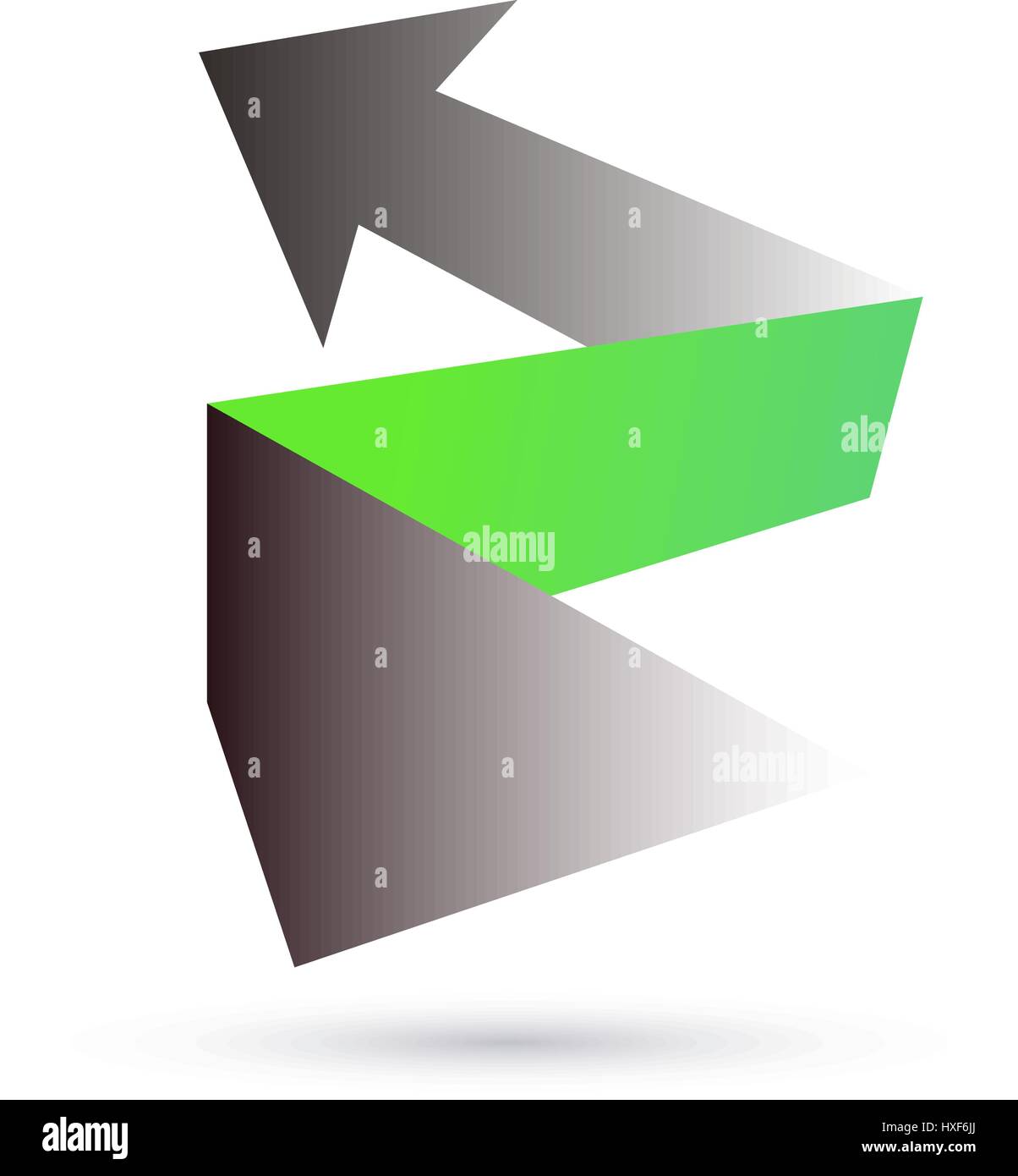 Arrows icon volume style. Vector design elements EPS8 Stock Vector ...