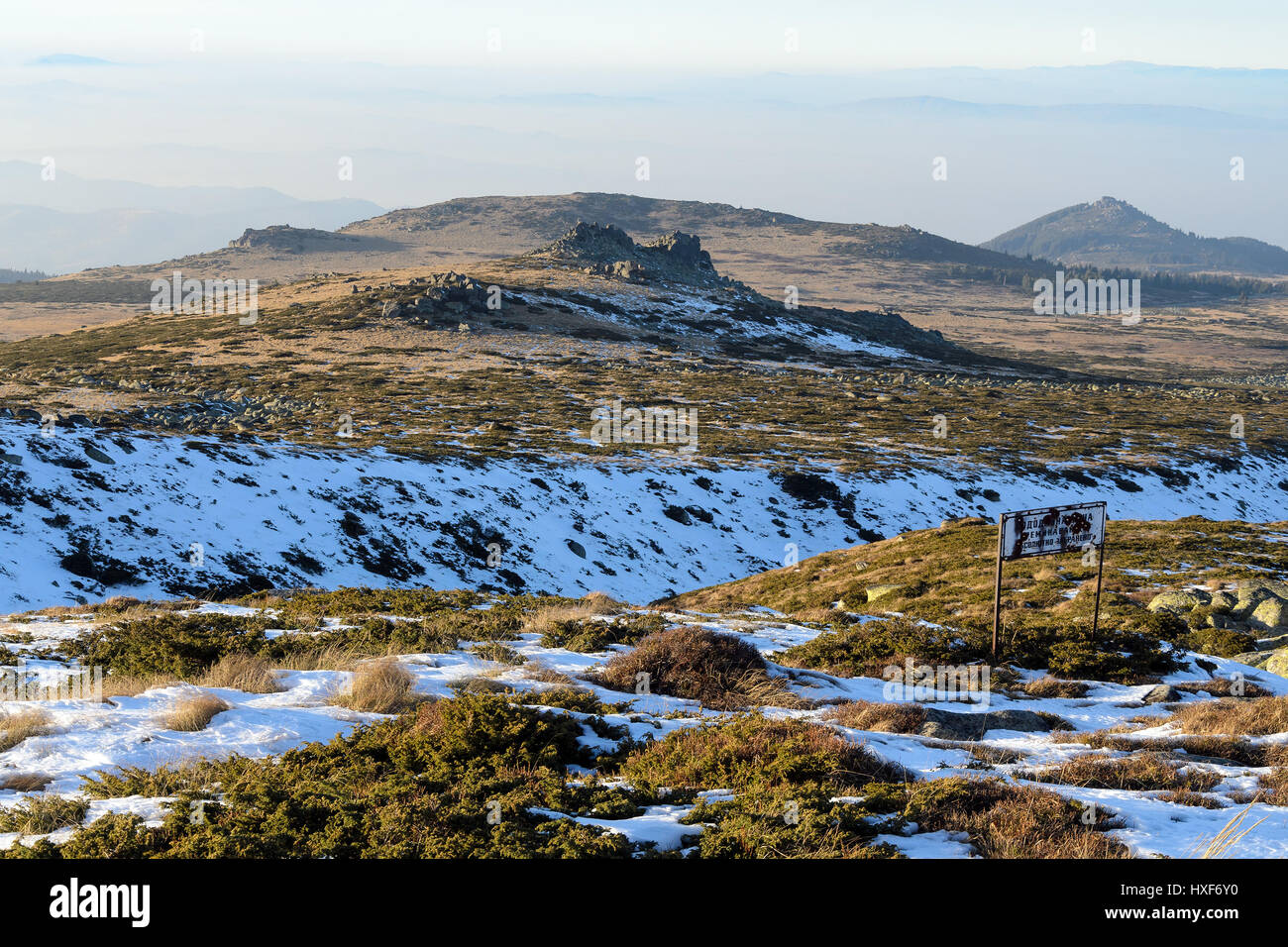 National park with small spots of snow Stock Photo - Alamy