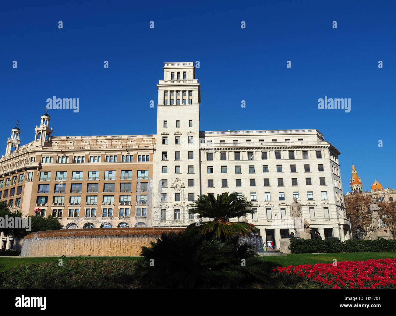Catalonia Square in Barcelona, Spain Stock Photo - Alamy