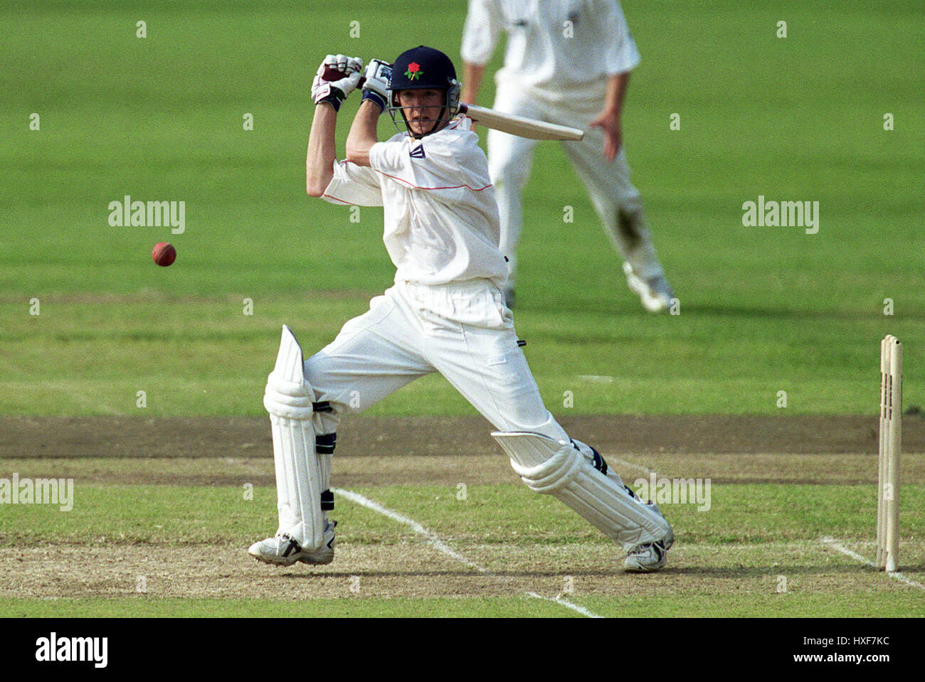 CHRIS SCHOFIELD LANCASHIRE CCC 09 May 2000 Stock Photo - Alamy