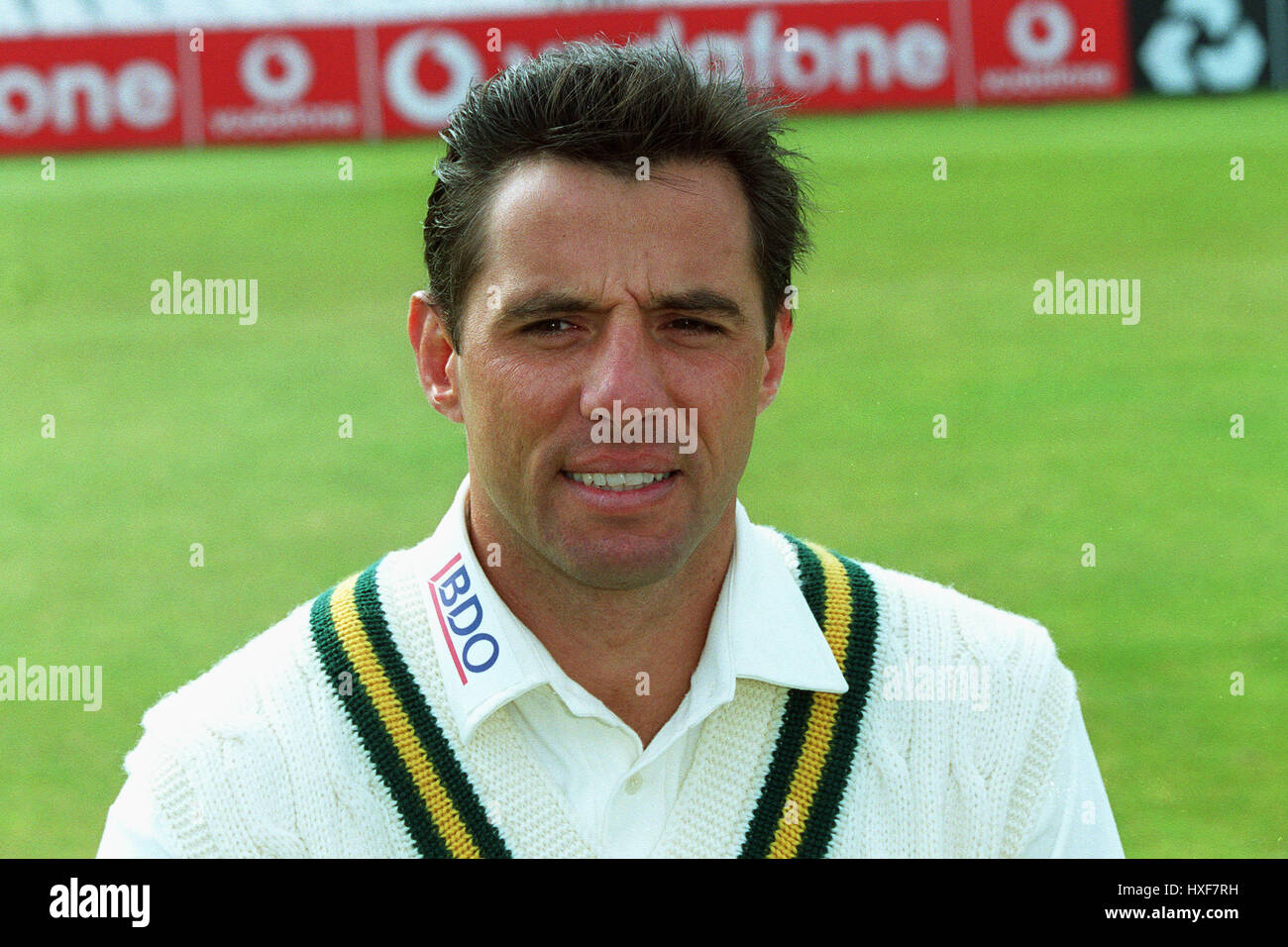 DAVID MILLNS NOTTINGHAMSHIRE CCC 12 April 2000 Stock Photo - Alamy