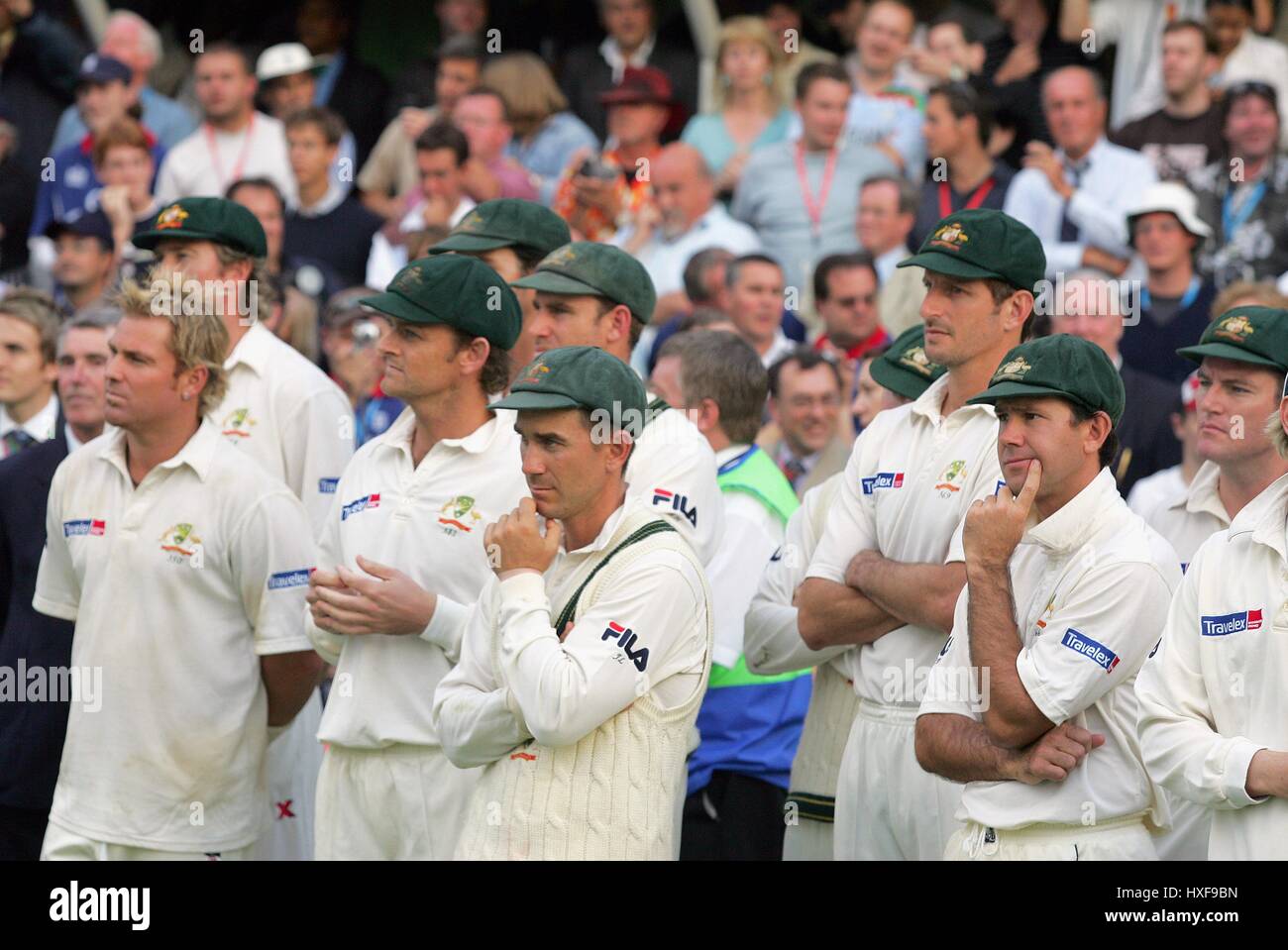 AUSTRALIAN PLAYERS ENGLAND V AUSTRALIA THE ASHES THE BRIT OVAL LONDON ...