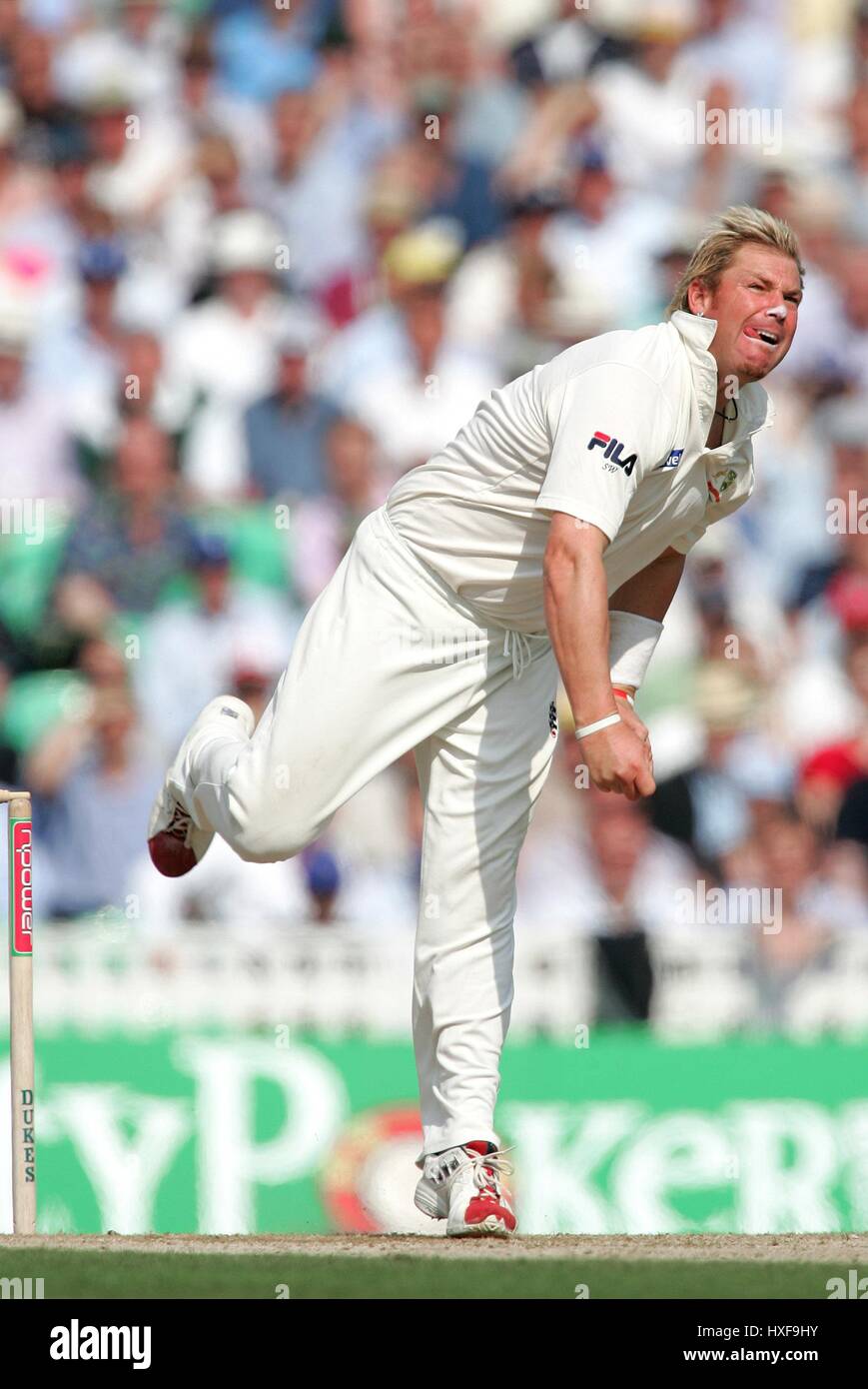SHANE WARNE AUSTRALIA BRIT OVAL KENNINGTON LONDON 09 September 2005 ...