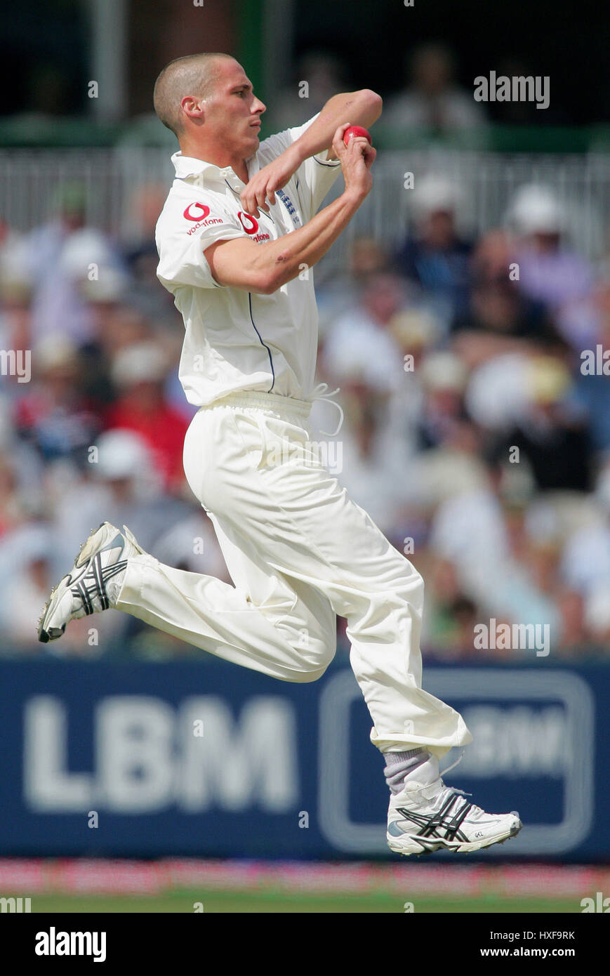 SIMON JONES ENGLAND & GLAMORGAN CCC OLD TRAFFORD MANCHESTER 12 August ...