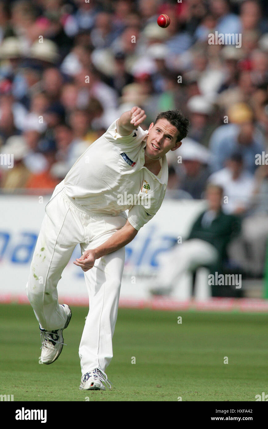 SHAUN TAIT AUSTRALIA TRENT BRIDGE NOTTINHGAM 25 August 2005 Stock Photo ...