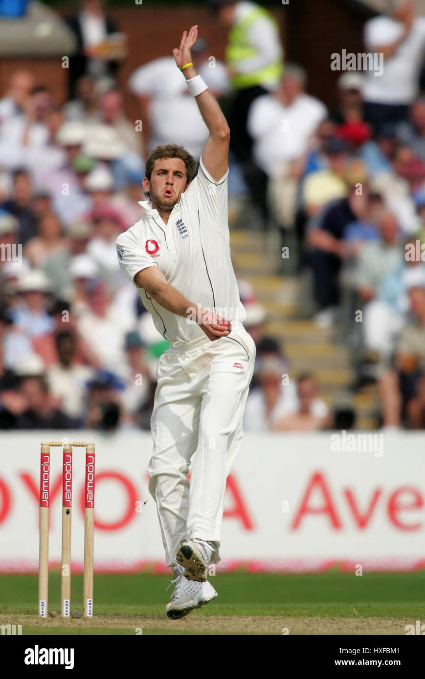 LIAM PLUNKETT ENGLAND & DURHAM CCC OLD TRAFFORD MANCHESTER ENGLAND 08 ...