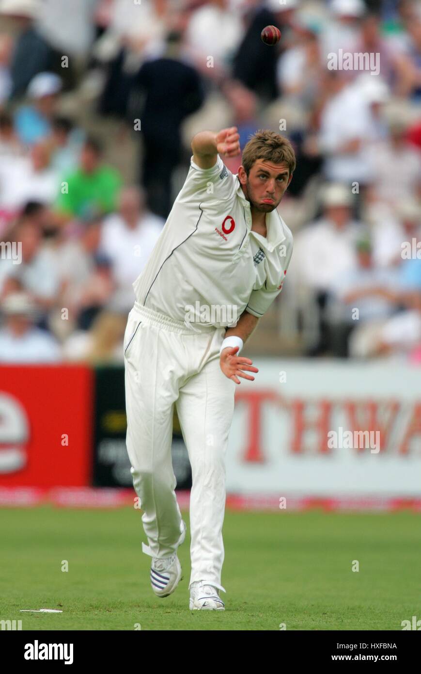 LIAM PLUNKETT ENGLAND & DURHAM CCC OLD TRAFFORD MANCHESTER ENGLAND 08 ...