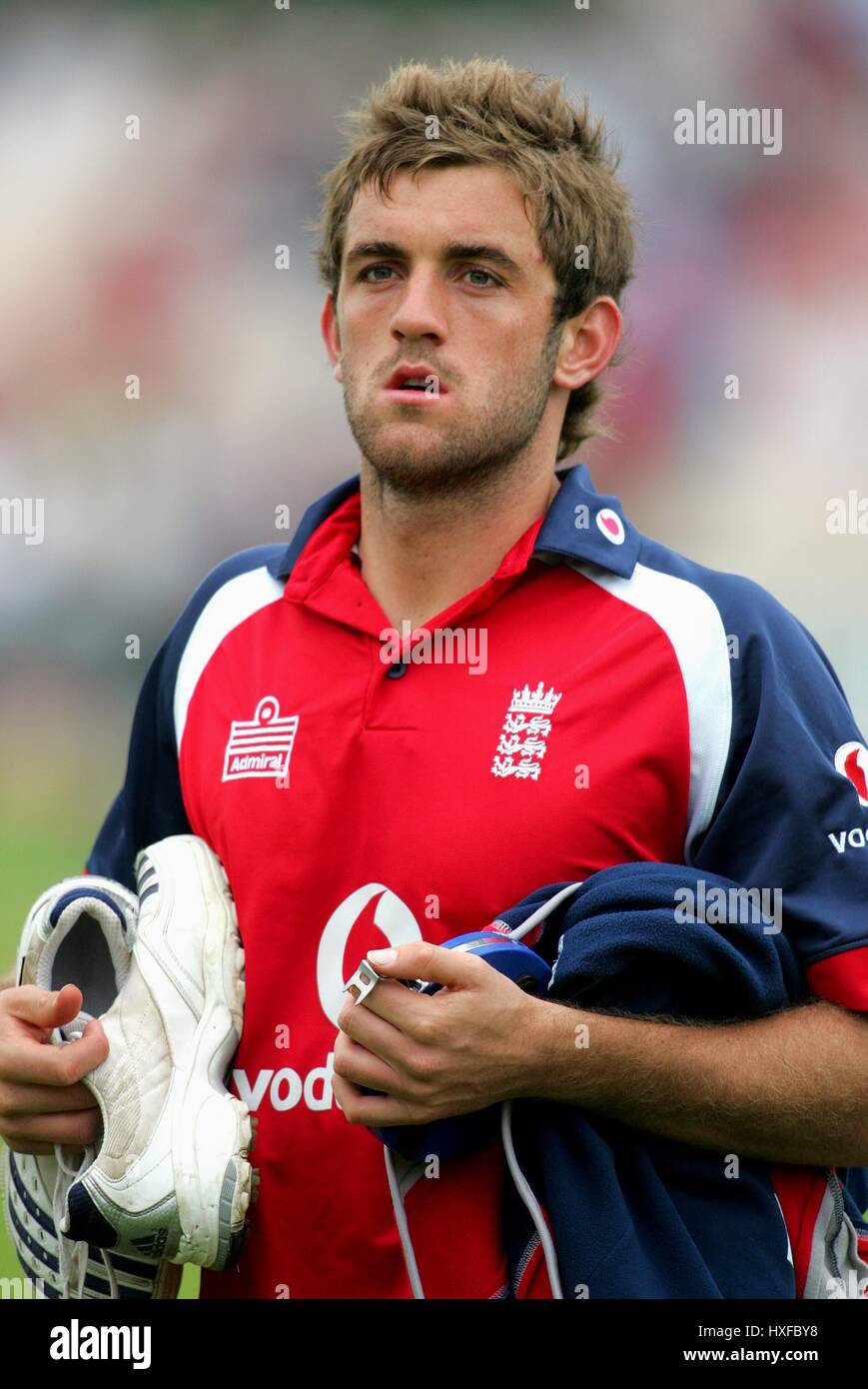 LIAM PLUNKETT ENGLAND & DURHAM CCC OLD TRAFFORD MANCHESTER ENGLAND 07 ...