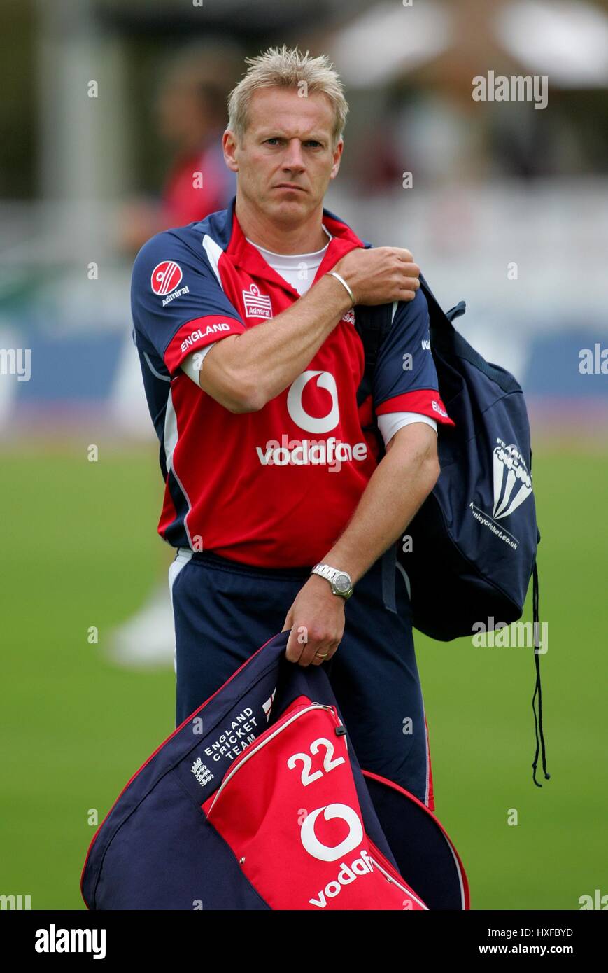 BRIAN MOORES ENGLAND CRICKET COACH OLD TRAFFORD MANCHESTER ENGLAND 07 ...