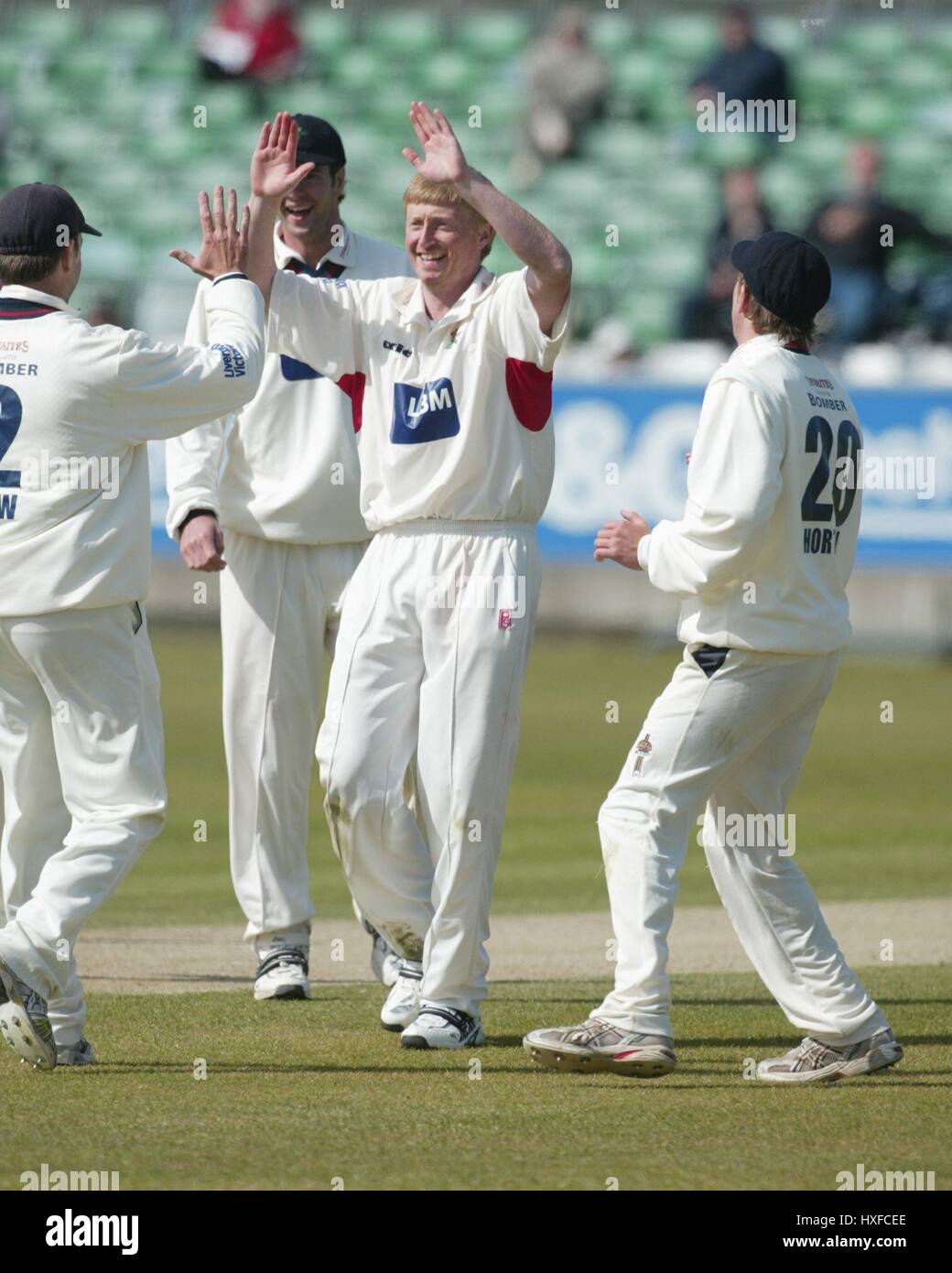 CHAPPLE LANCASHIRE CCC RIVERSIDE DURHAM ENGLAND 29 April 2006 Stock ...