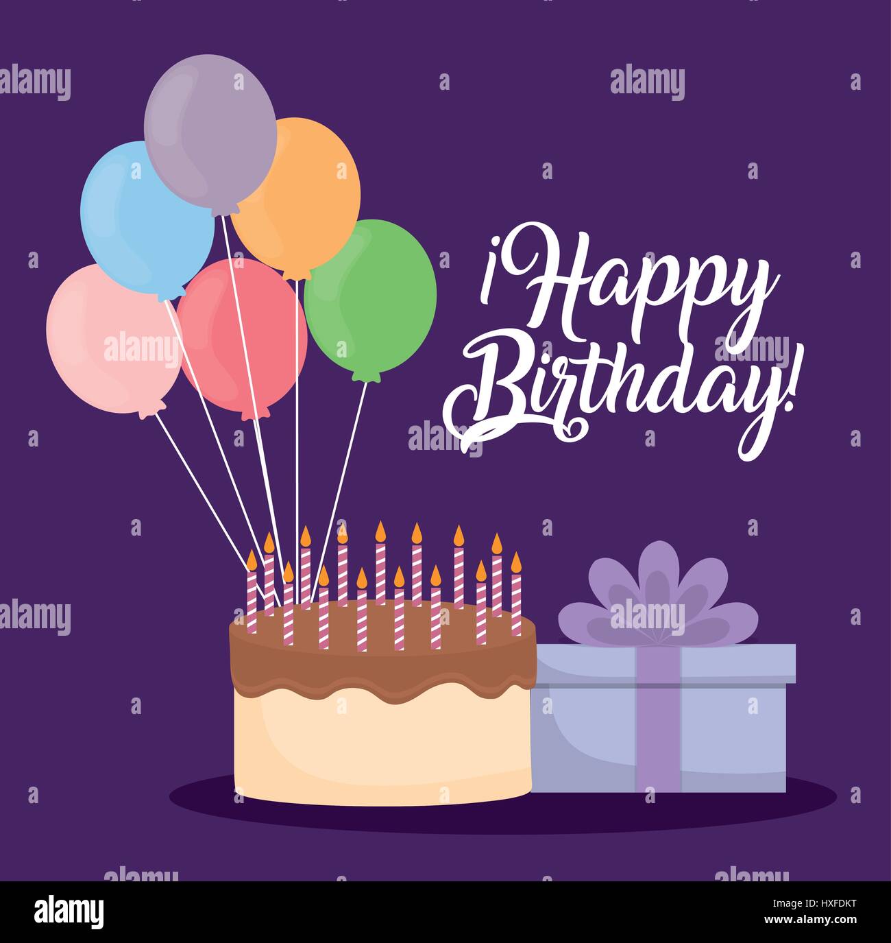 happy birthday design Stock Vector Image & Art - Alamy
