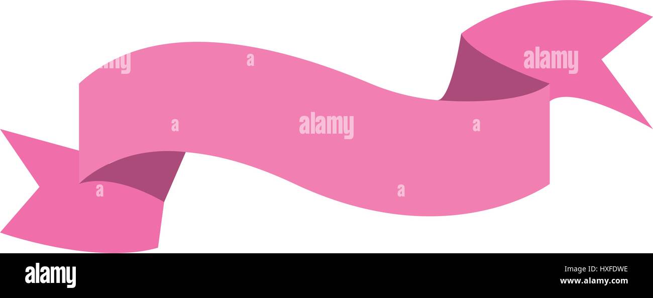 pink ribbon decoration design Stock Vector Image & Art - Alamy