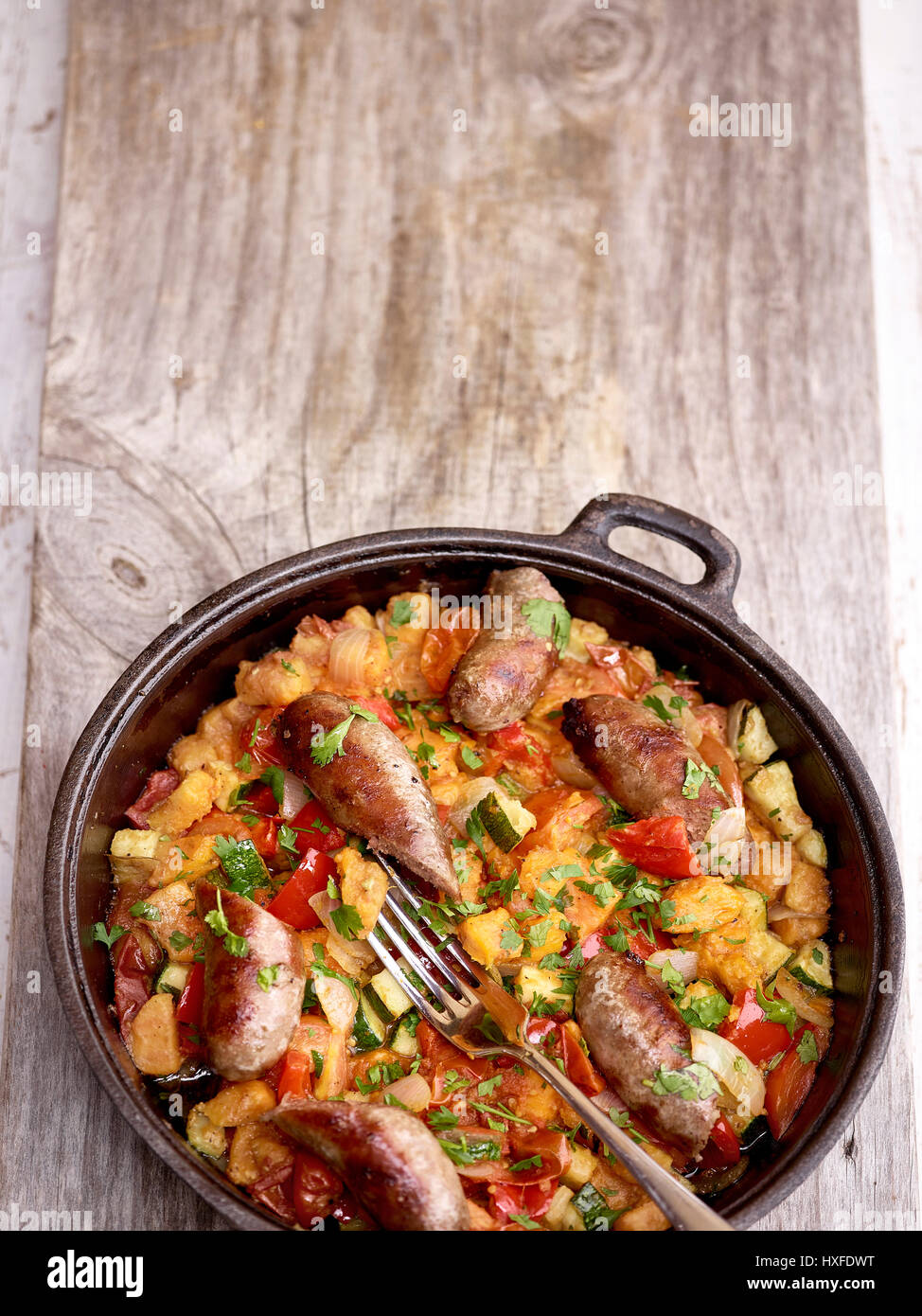 Sausage tomato, sweet potato and Zucchini courgette breakfast ...