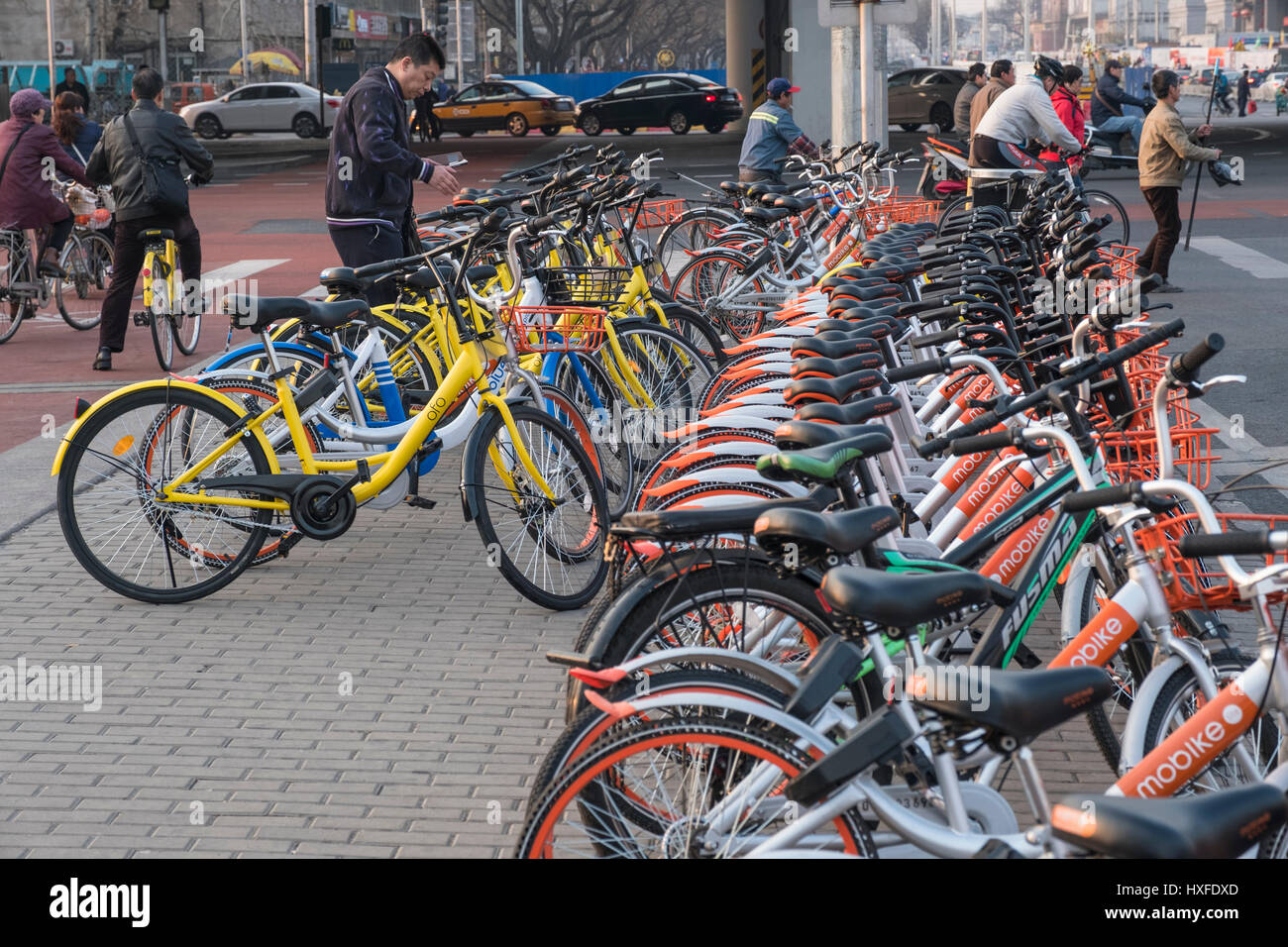 Bicycles beijing hi-res stock photography and images - Alamy