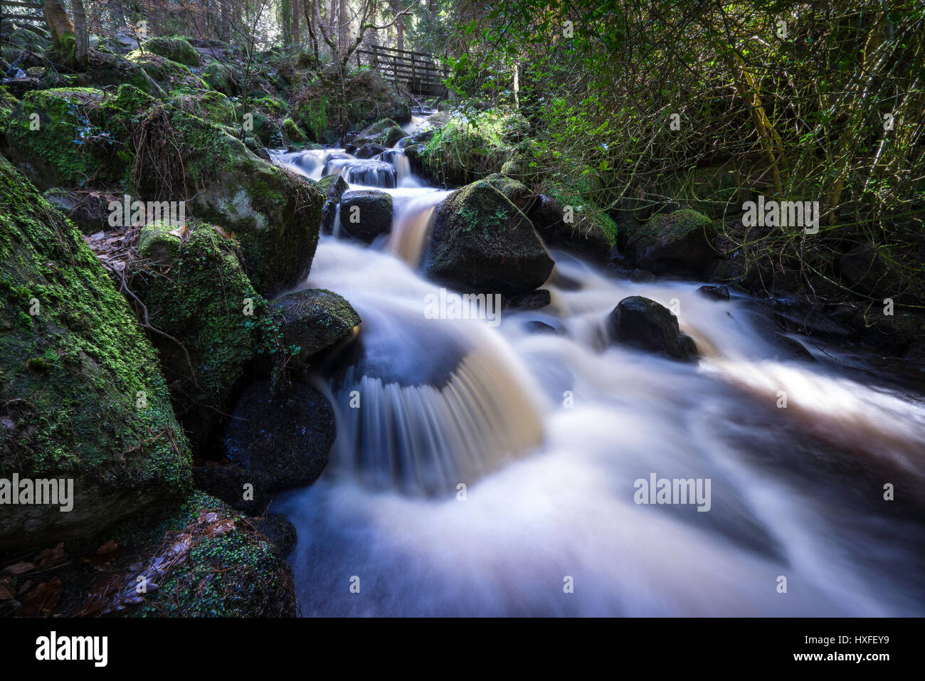 The Great Ridge and Hope Valley at dawn Stock Photo - Alamy