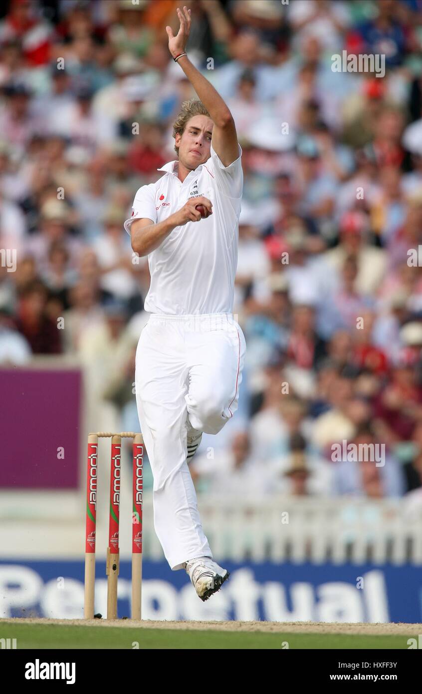 STUART BROAD ENGLAND & NOTTINGHAMSHIRE CCC THE BRIT OVAL LONDON ENGLAND ...