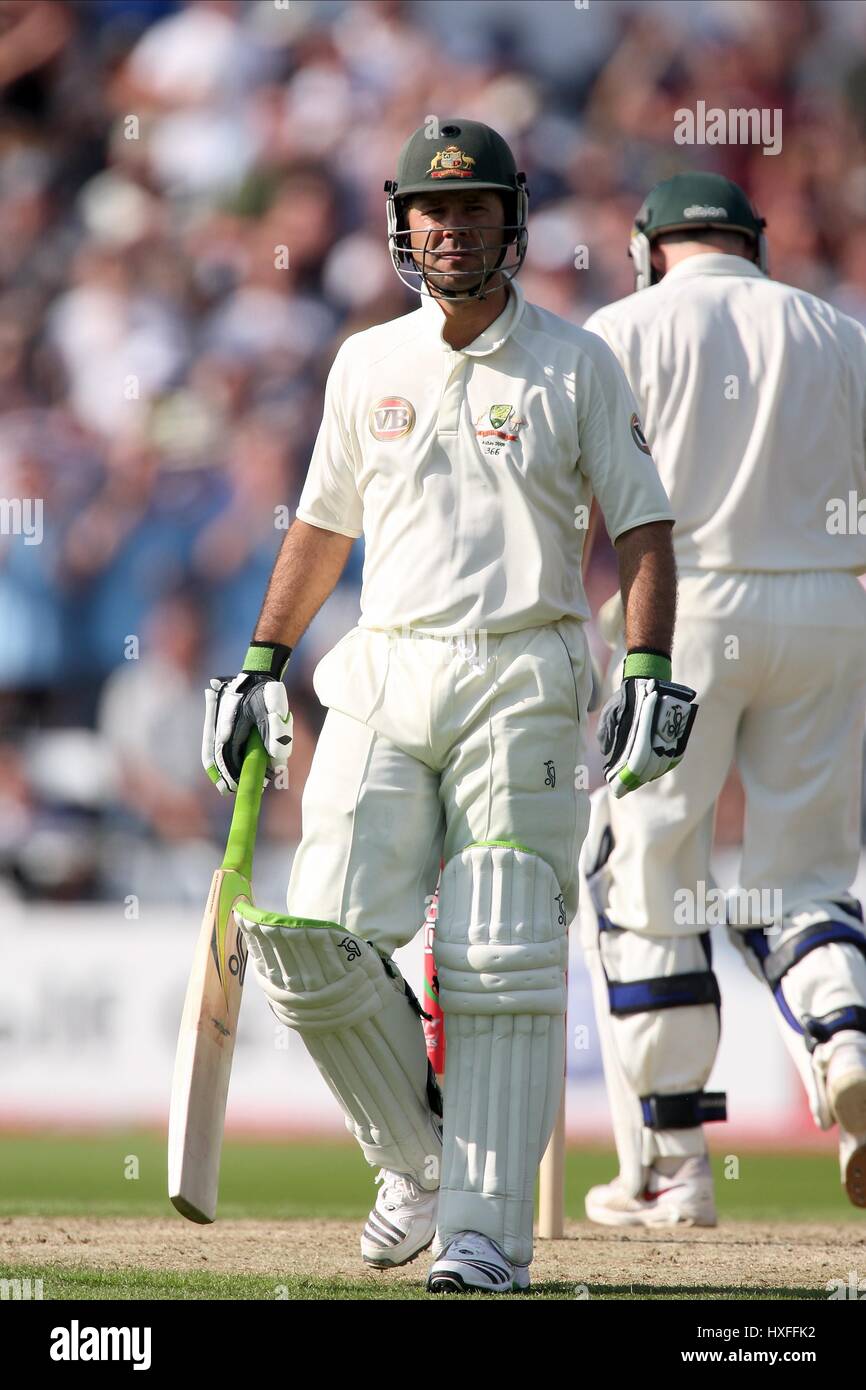 RICKY PONTING AUSTRALIA HEADINGLEY LEEDS ENGLAND 07 August 2009 Stock ...