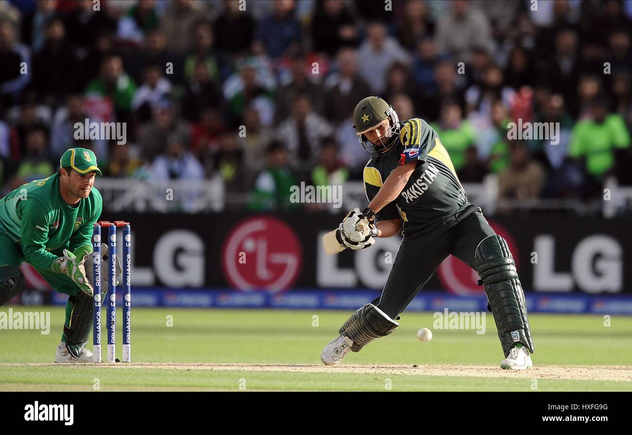 SHAHID AFRIDI PAKISTAN TRENT BRIDGE NOTTINGHAM ENGLAND 18 June 2009 ...