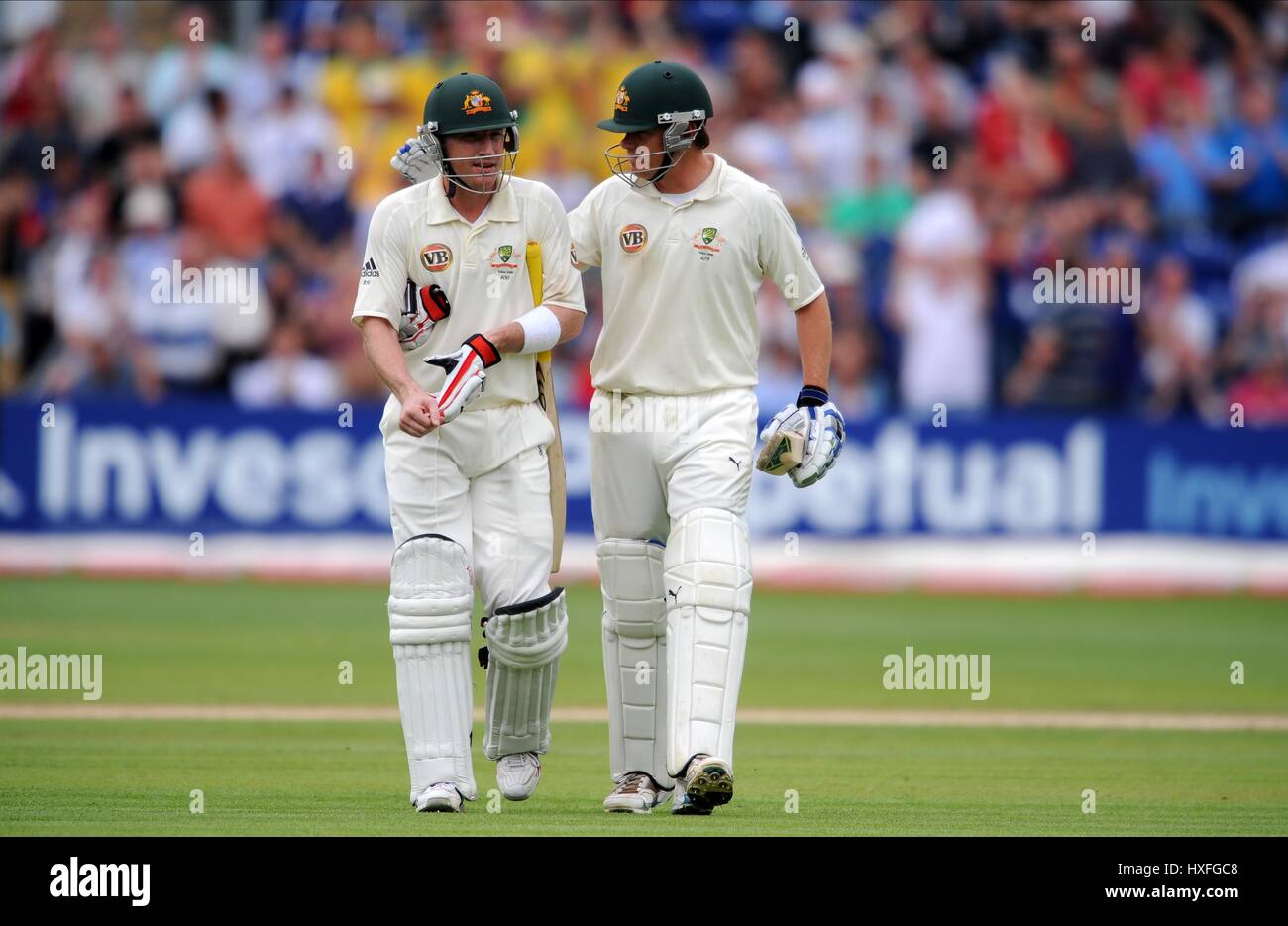BRAD HADDIN & MARCUS NORTH ENGLAND V AUSTRALIA CARDIFF SWALEC STADIUM ...