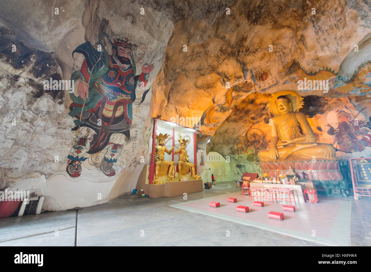 Inside Perak Tong, is a Chinese Buddhist temple built within a ...