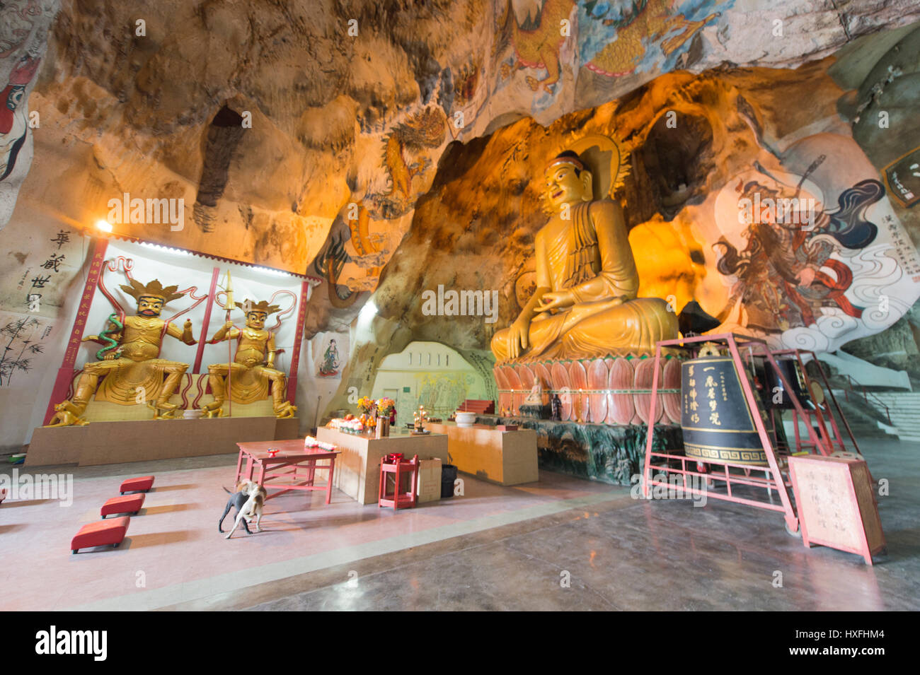 Inside Perak Tong, is a Chinese Buddhist temple built within a ...