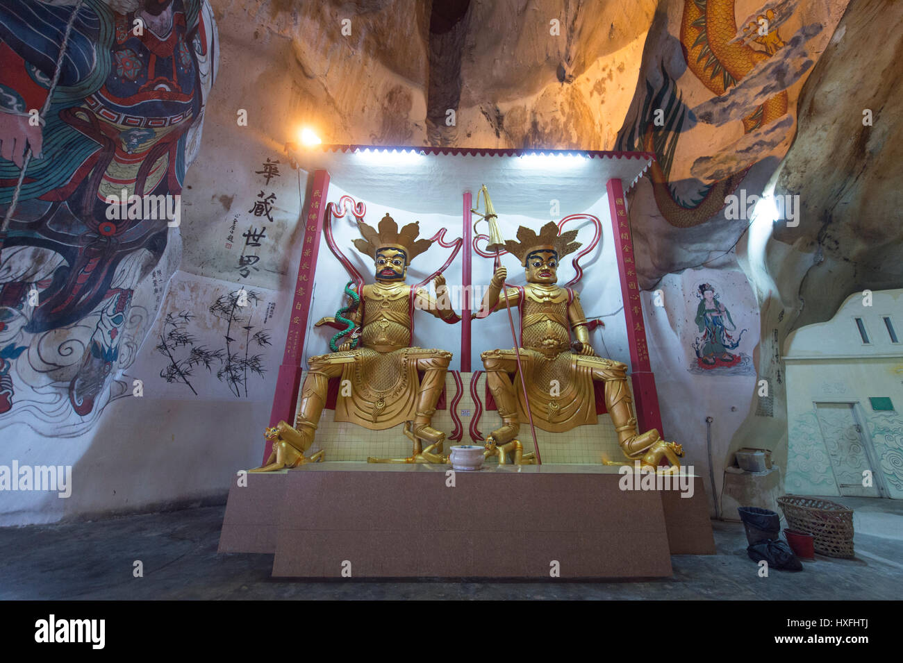Inside Perak Tong, is a Chinese Buddhist temple built within a ...