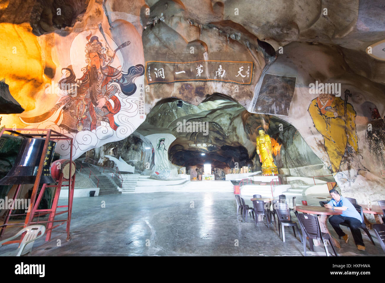 Inside Perak Tong, is a Chinese Buddhist temple built within a ...