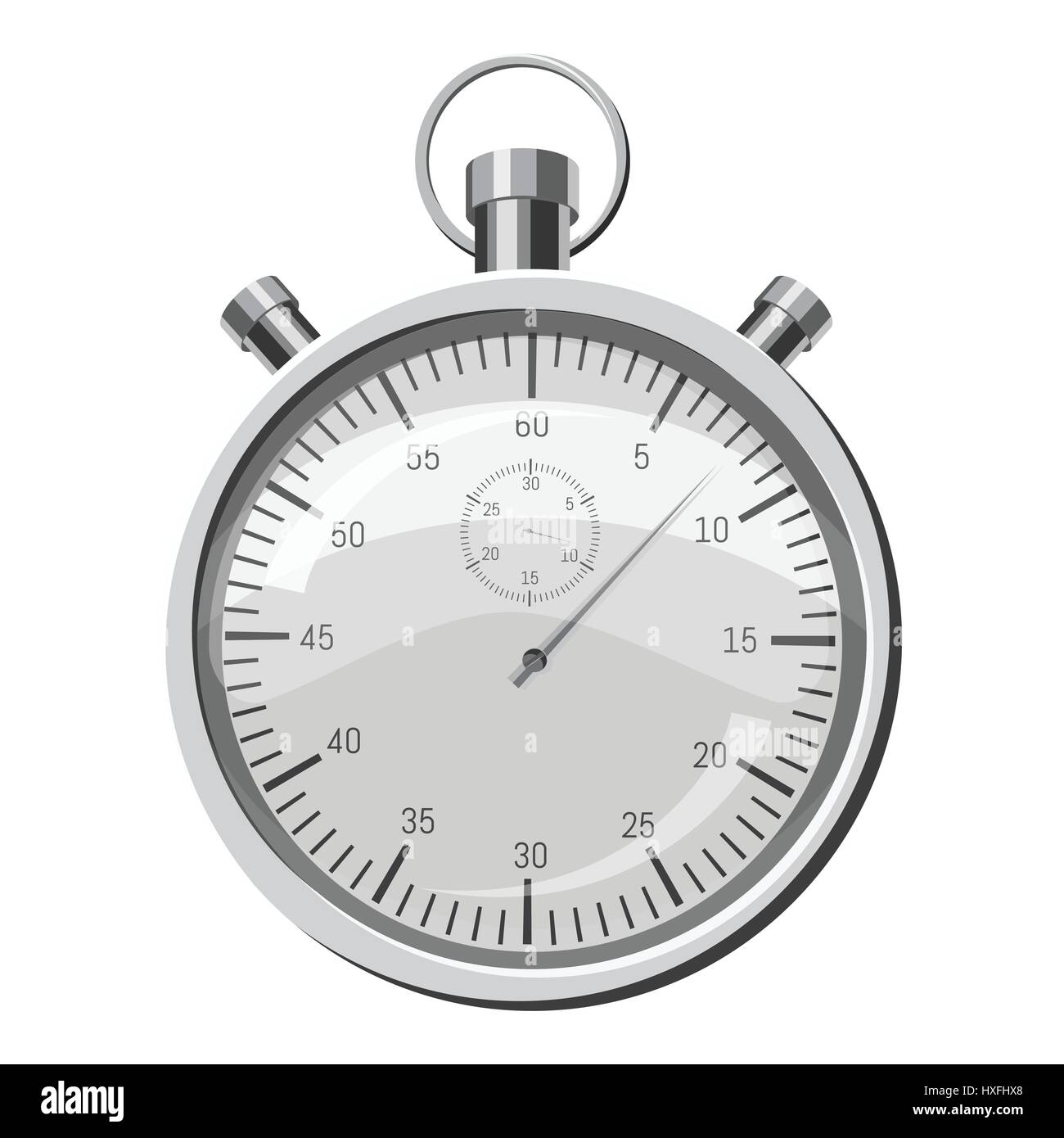 Stopwatch icon, gray monochrome style Stock Vector Image & Art - Alamy