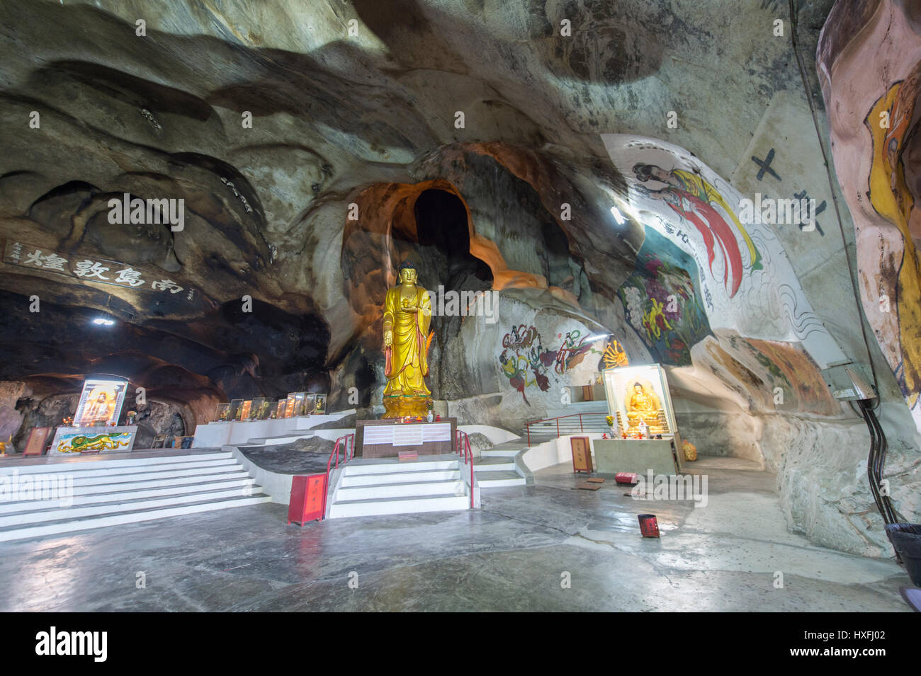 Inside Perak Tong, is a Chinese Buddhist temple built within a ...