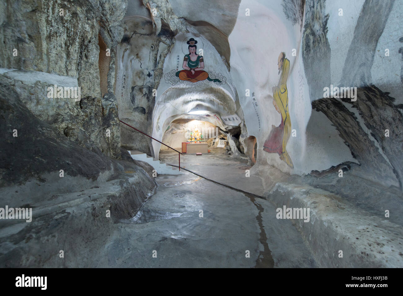 Inside Perak Tong, is a Chinese Buddhist temple built within a ...