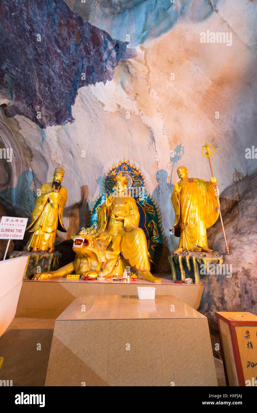 Perak Tong is a Chinese Buddhist temple built within a limestone cave ...