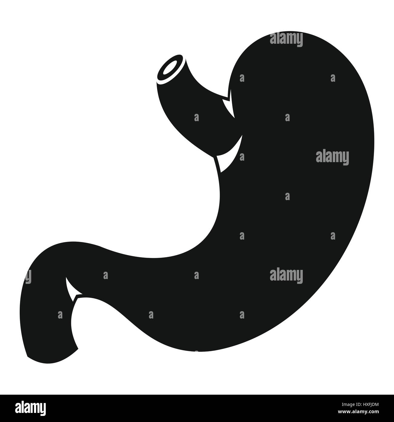 Stomach icon, simple style Stock Vector Image & Art - Alamy