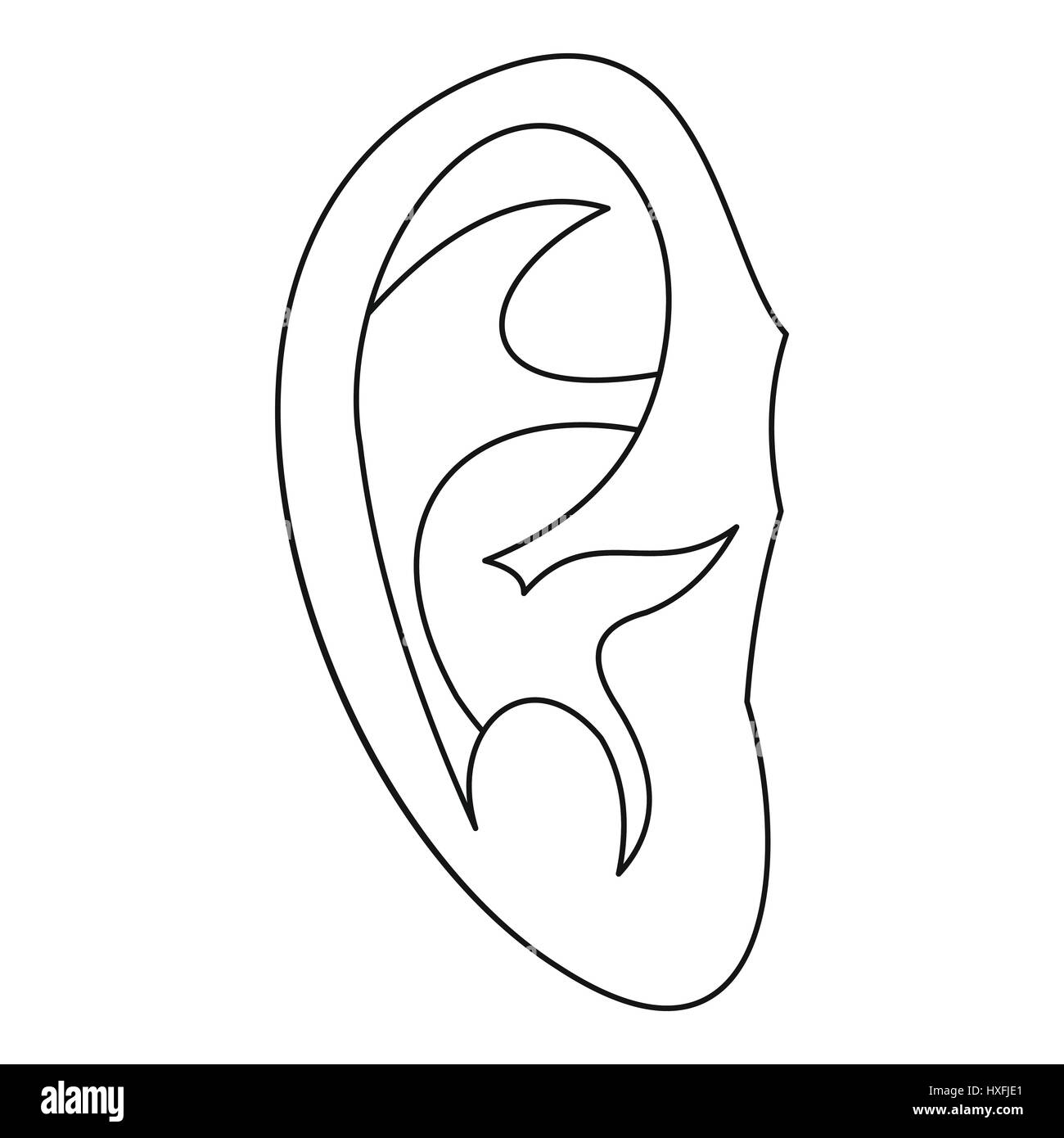 Sense Of Hearing Black and White Stock Photos & Images - Alamy