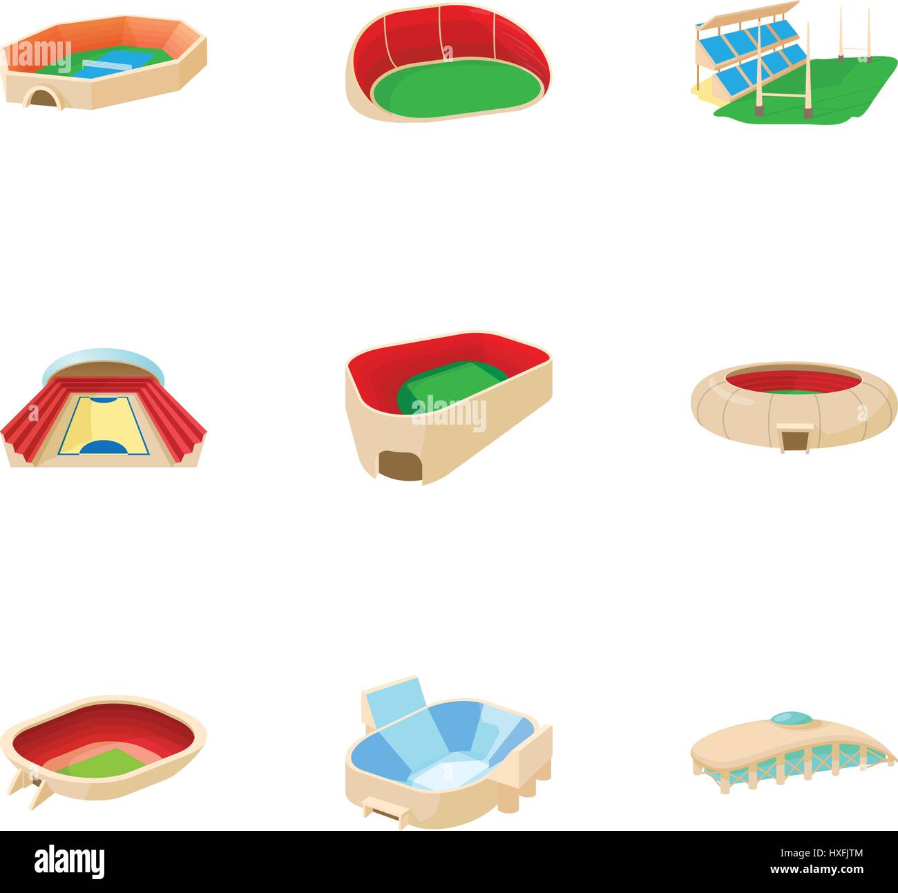 Rugby Stadium Isometric 3d Icon High Resolution Stock Photography and ...