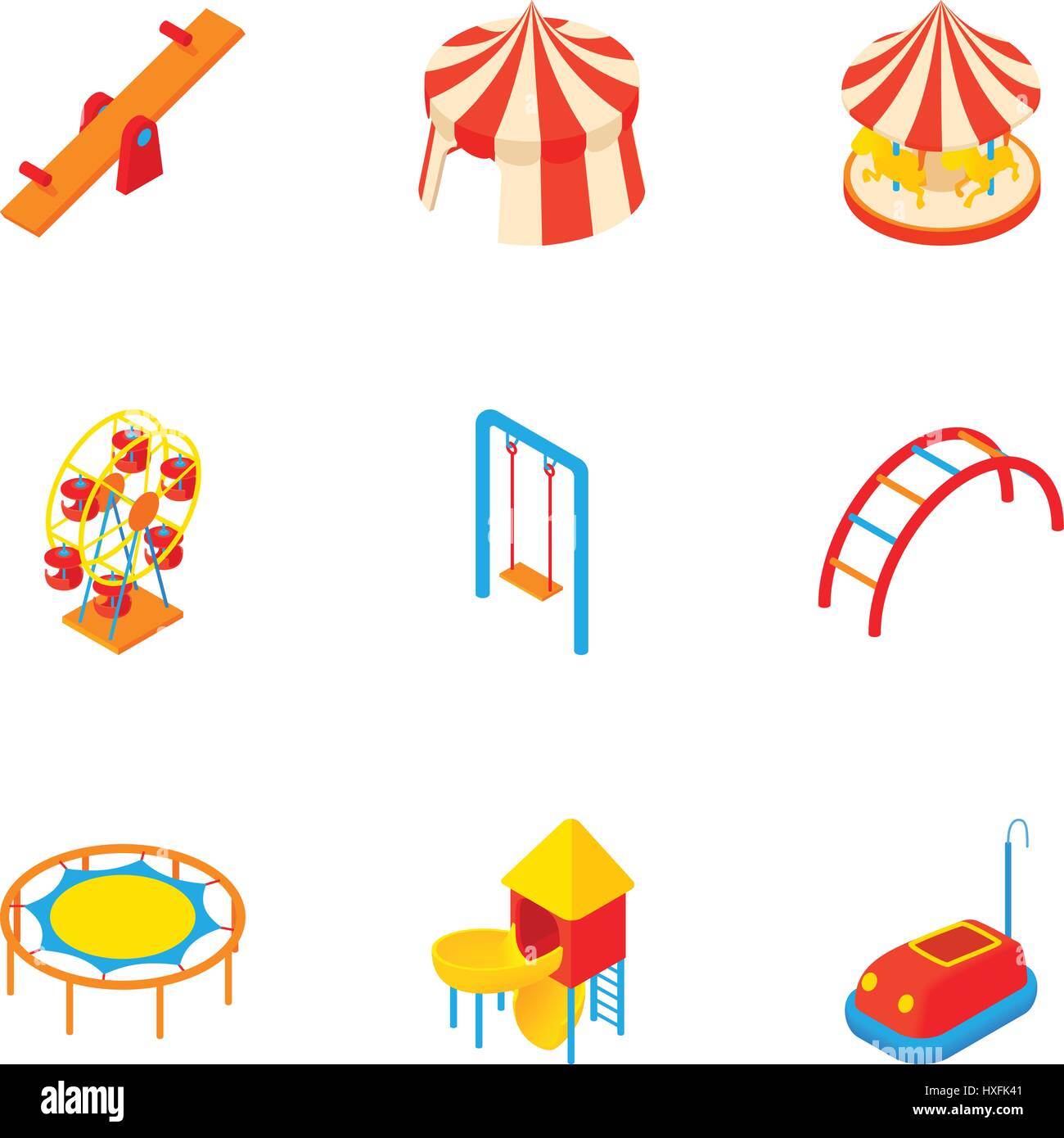 Kids games icons set, cartoon style Stock Vector Image & Art - Alamy