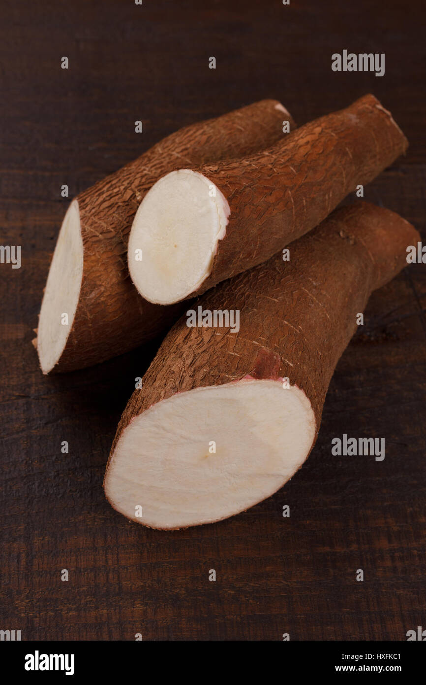 Manihot esculenta (cassava, yuca, manioc, mandioca, Brazilian arrowroot ...