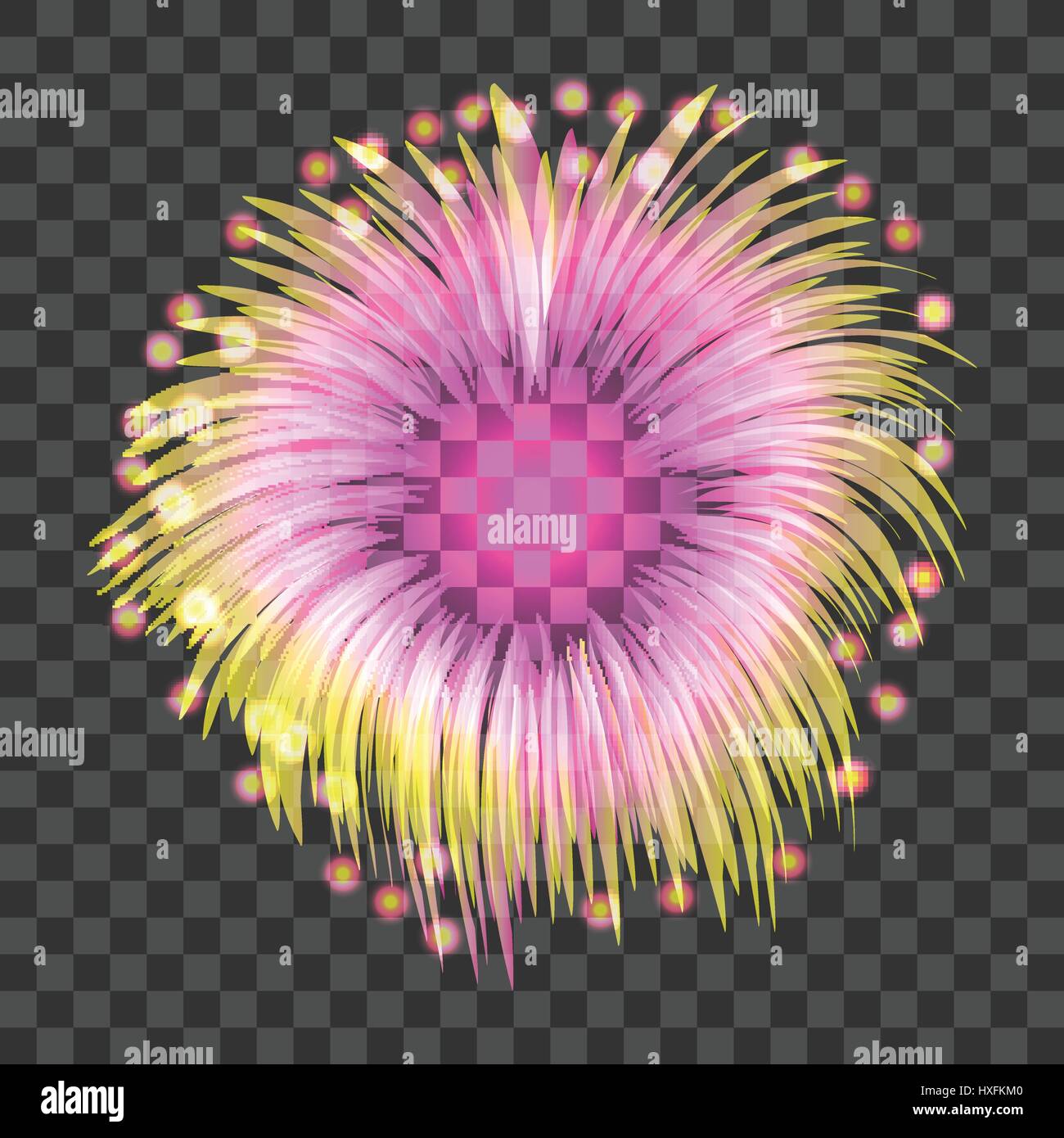 Colored firework icon, realistic style Stock Vector Image & Art - Alamy