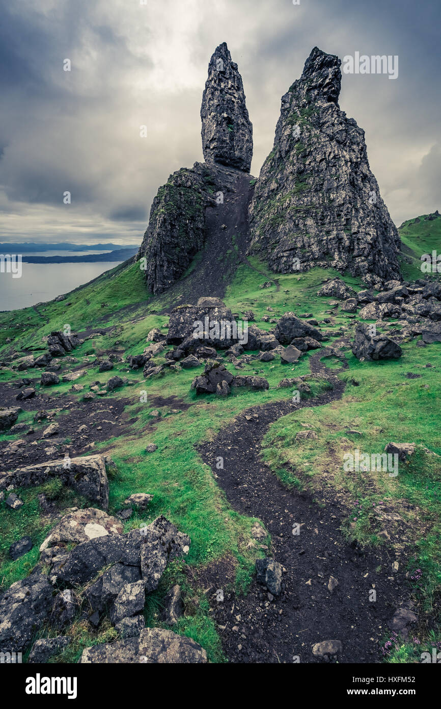 Old man of storr footpath hi-res stock photography and images - Alamy