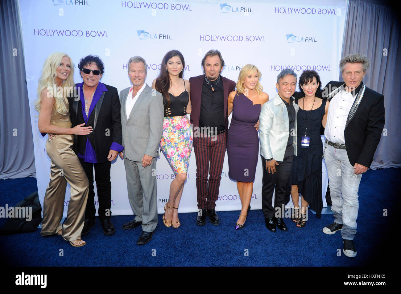 (L-R) Michaele Schon, Neal Schon, John Savage, Bianca Blanco, Jonathan ...