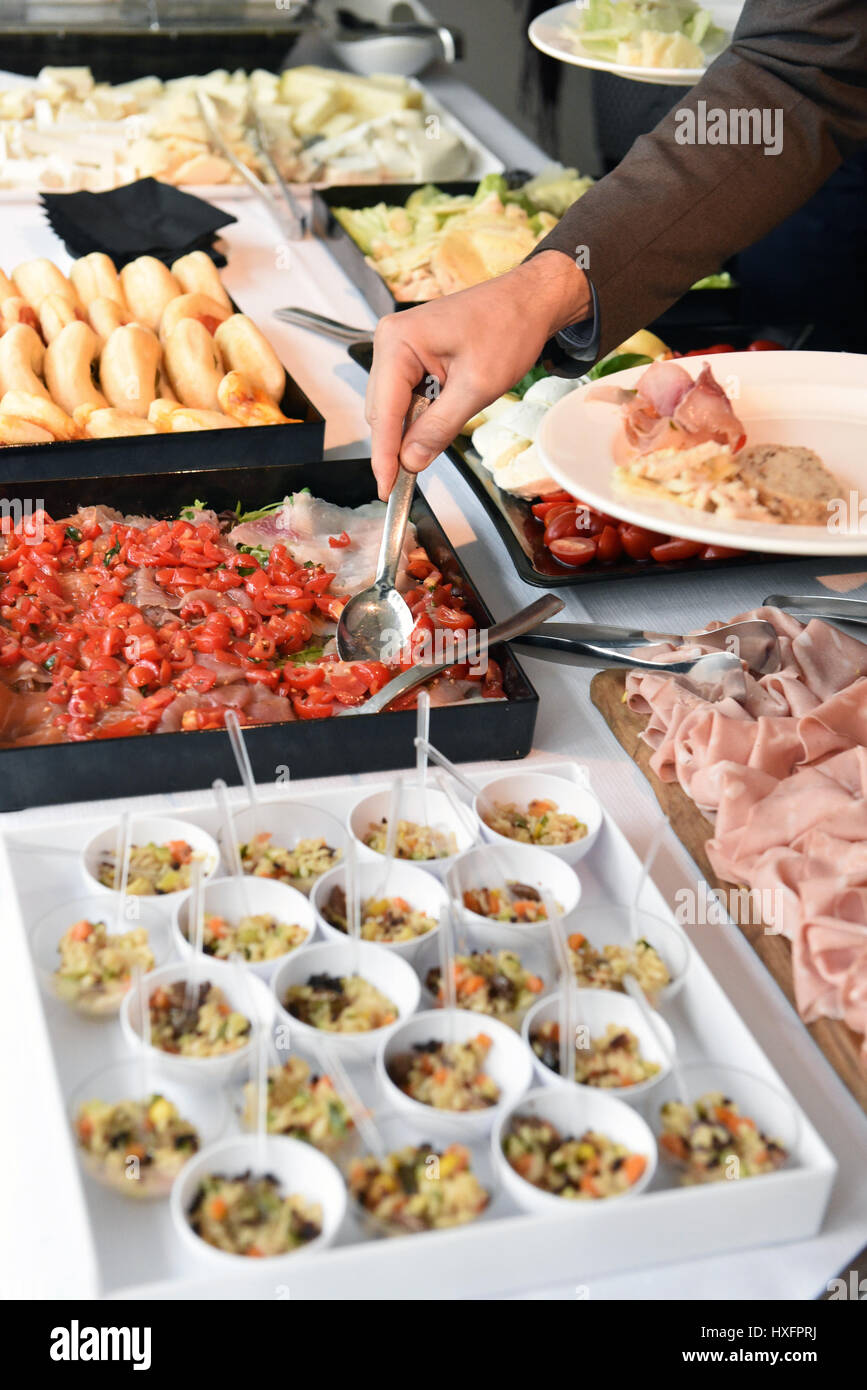 Man buffet hi-res stock photography and images - Alamy