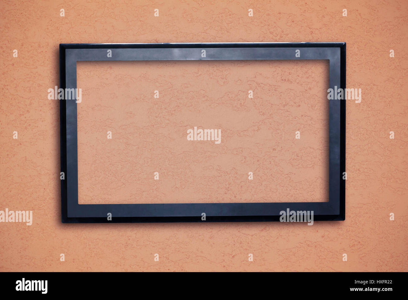 The frame of screen on a concrete wall Stock Photo - Alamy