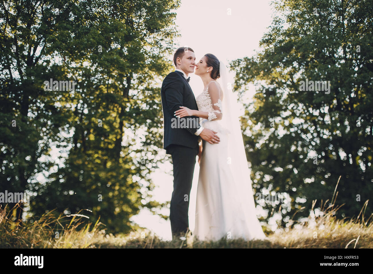 bride and groom Stock Photo - Alamy