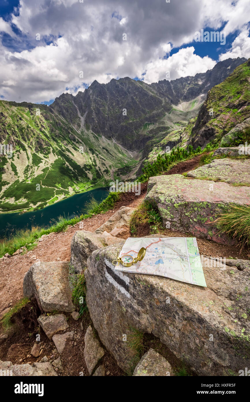 poland mountains map