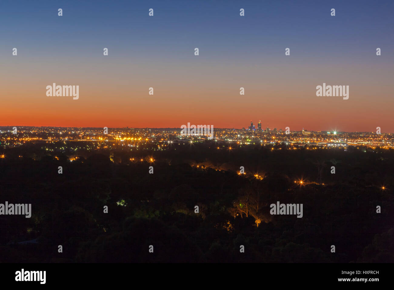 Perth city skyline daytime hi-res stock photography and images - Alamy