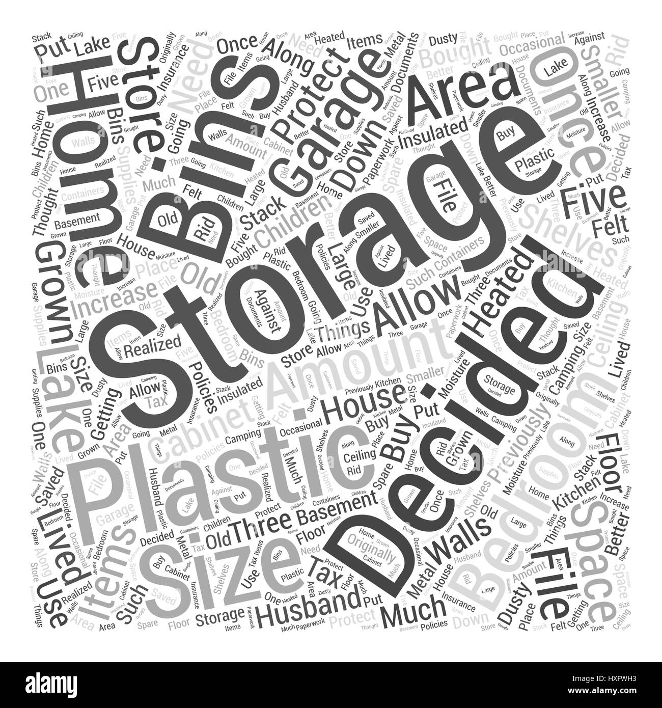 Plastic Bins Black and White Stock Photos & Images - Alamy