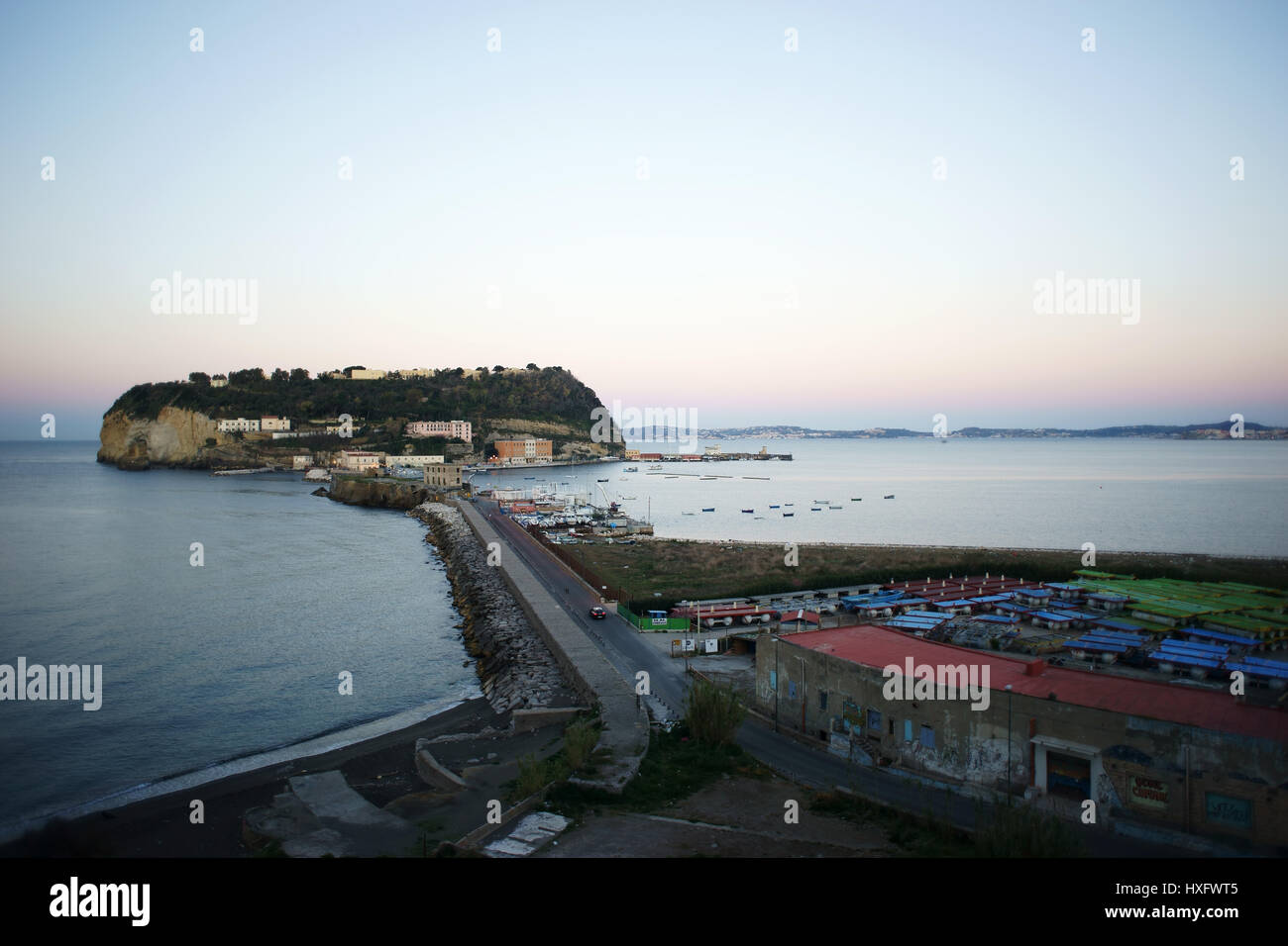 Nisida island in naples, Italy, where are situated juvenile prison ...