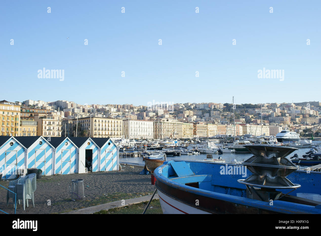 Port of Mergellina, in Naples, Italy Stock Photo - Alamy