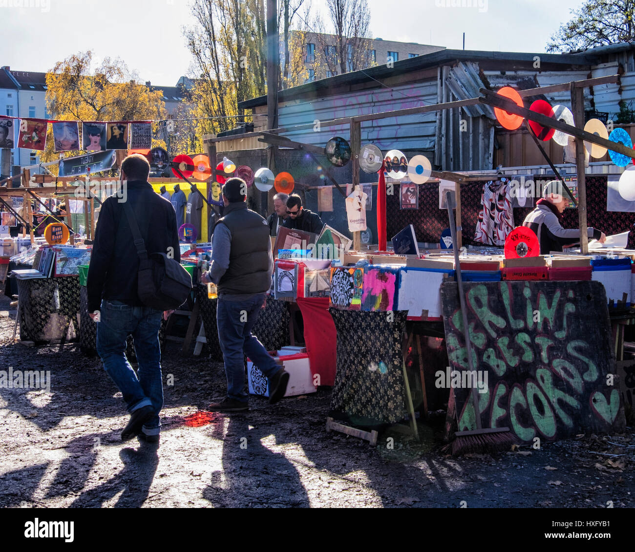 Berlin,Prenzlauer Berg. Mauer park, Wall park, A popular public park ...