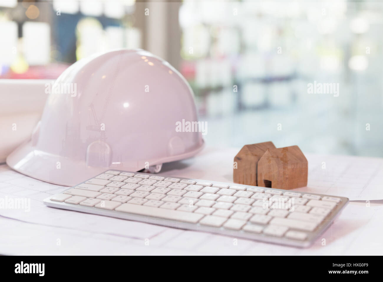 Engineer or architect Office desk background construction project ideas ...