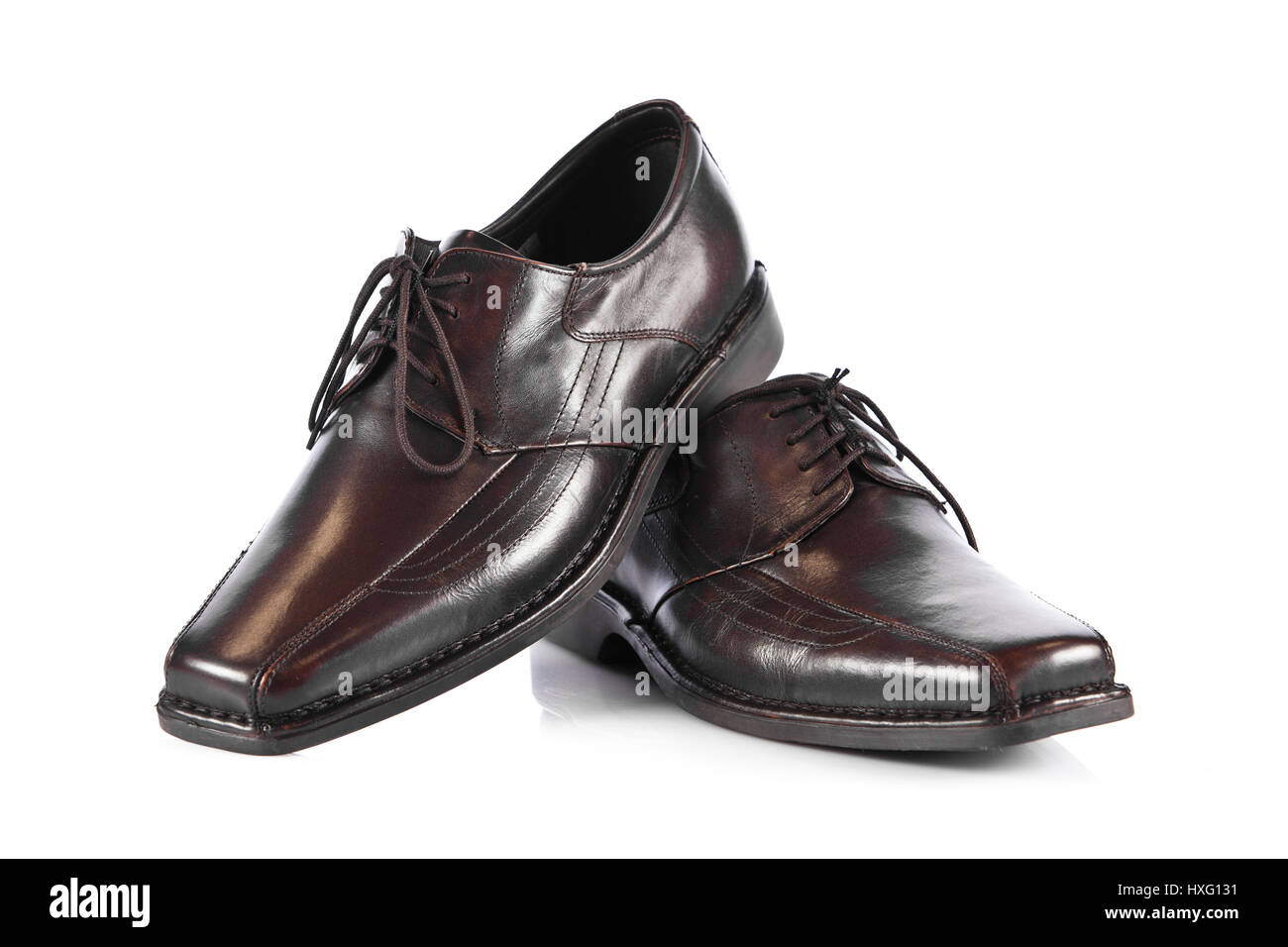 man's shoes isolated on white background. Male fashion with shoes on ...